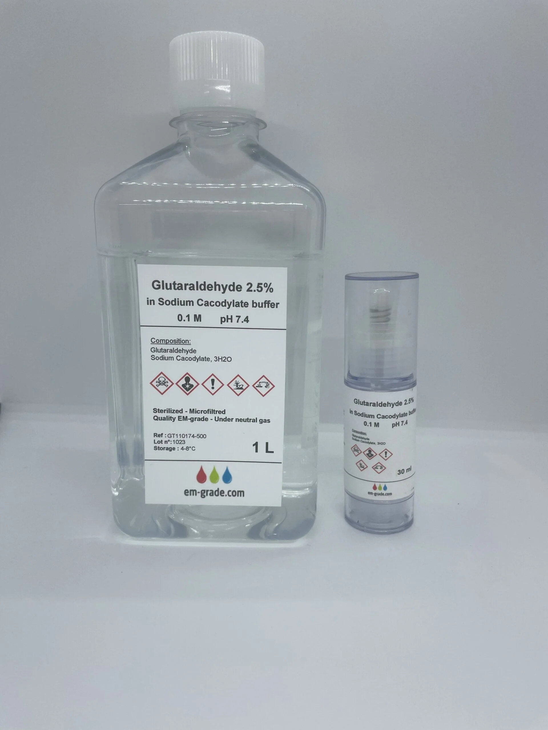 Glutaraldehyde in buffer - Ready to use - EM Grade
