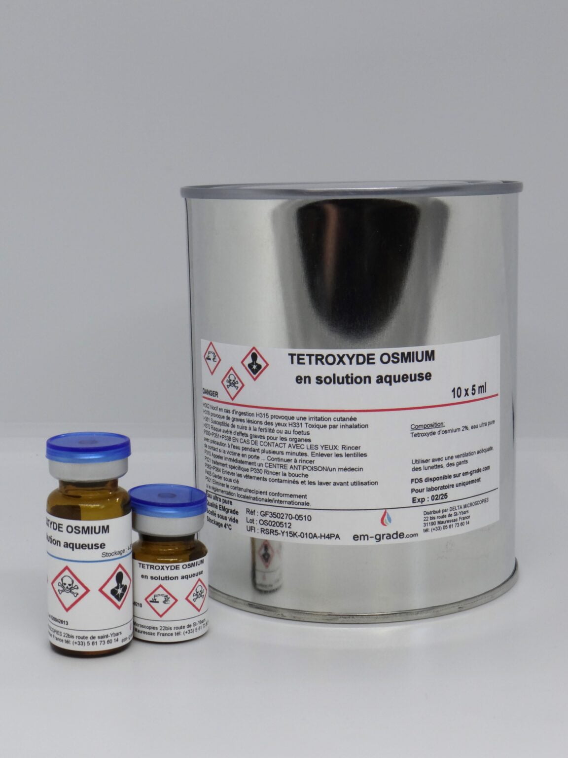 OsmiumTetroxide in Aqueous Solution - EM Grade