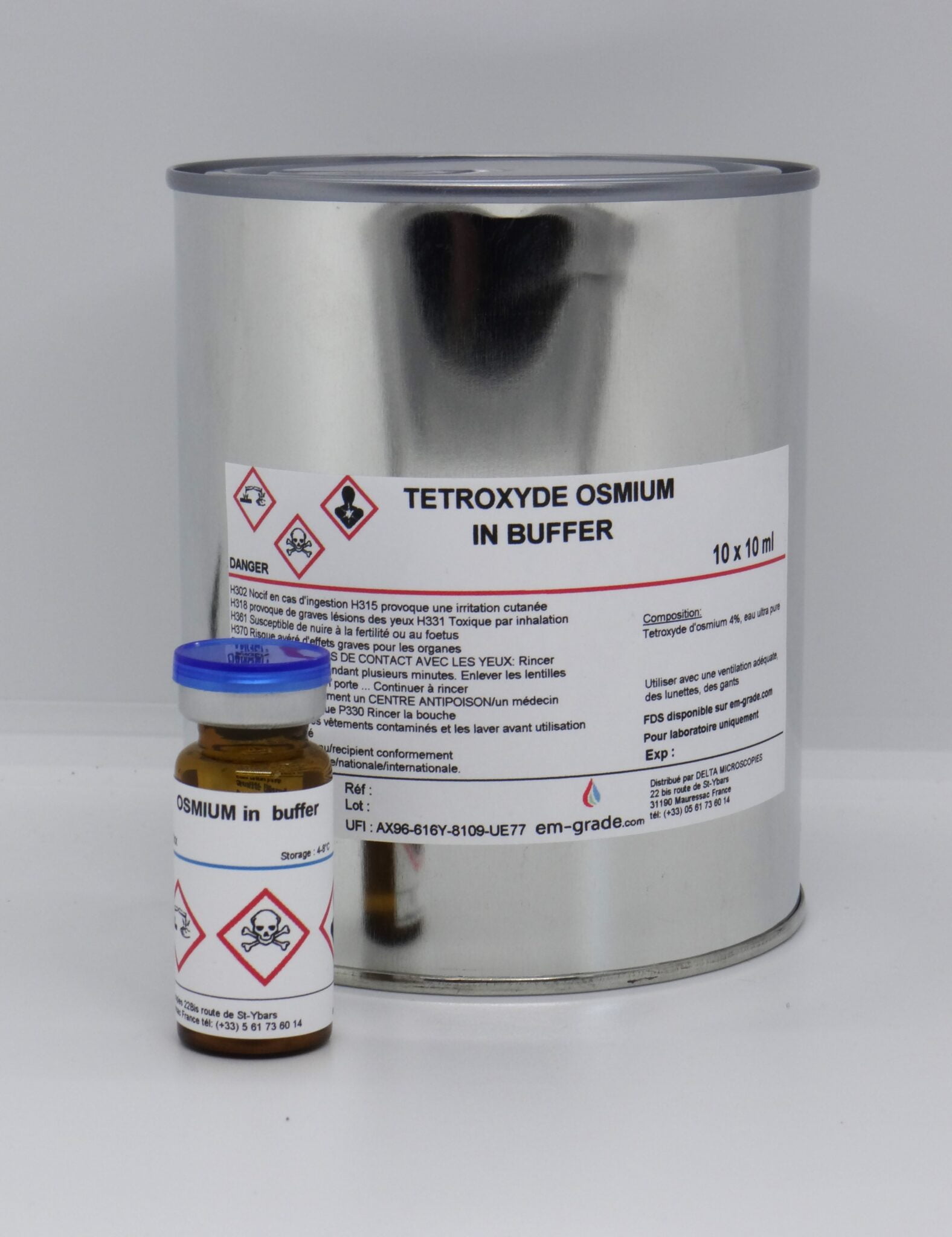 Osmium tetroxide in Buffer - EM Grade