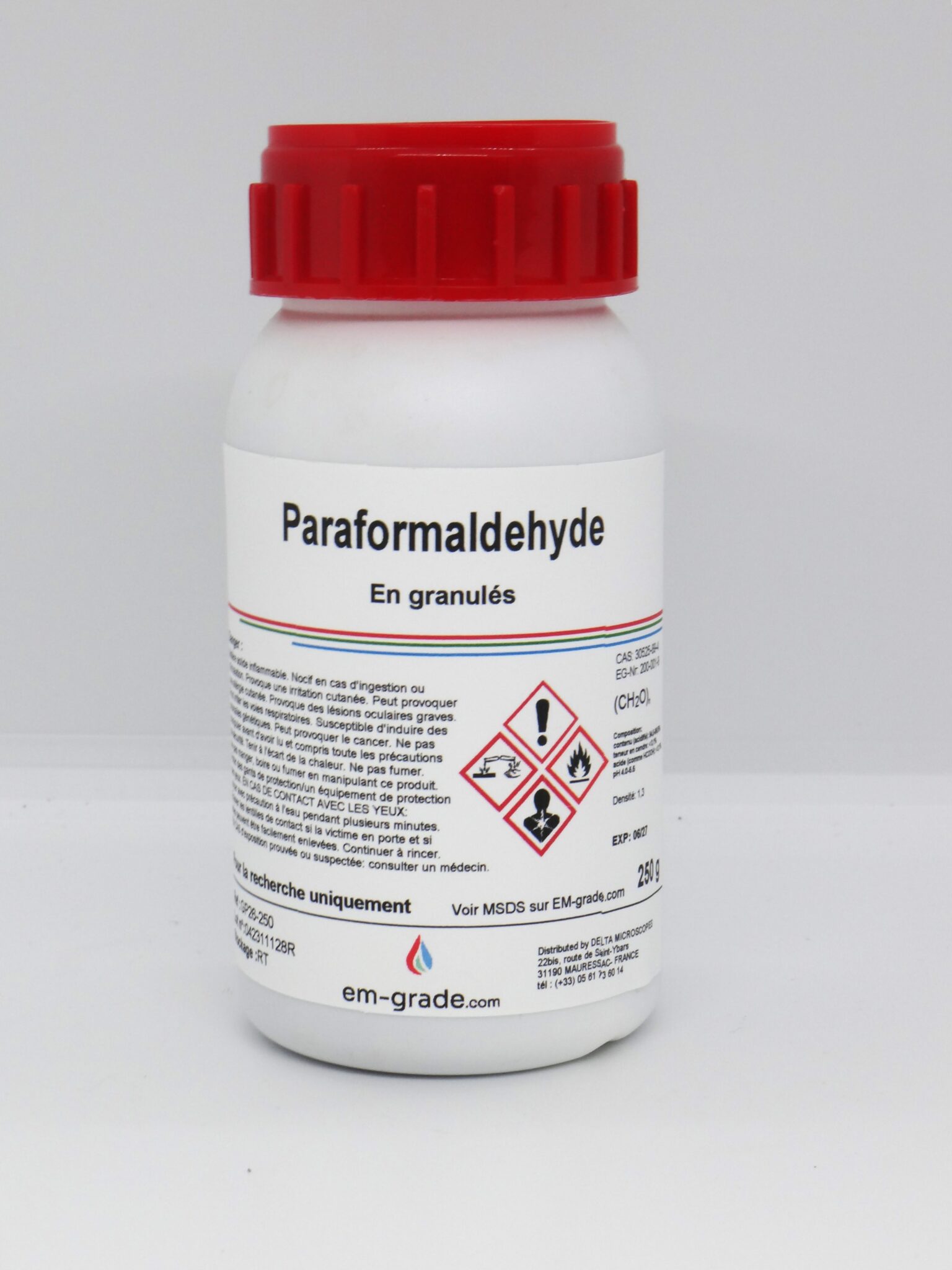Paraformaldehyde Granulated Em Grade 