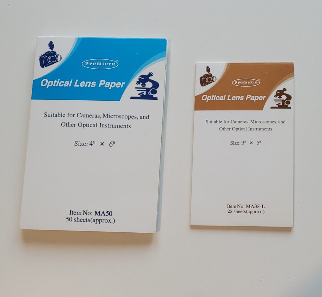Optical lens paper - EM Grade